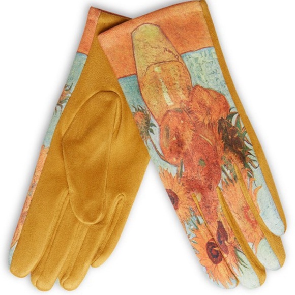 Accessories | Van Gogh Sunflower Artsy Gloves Nwt | Poshmark